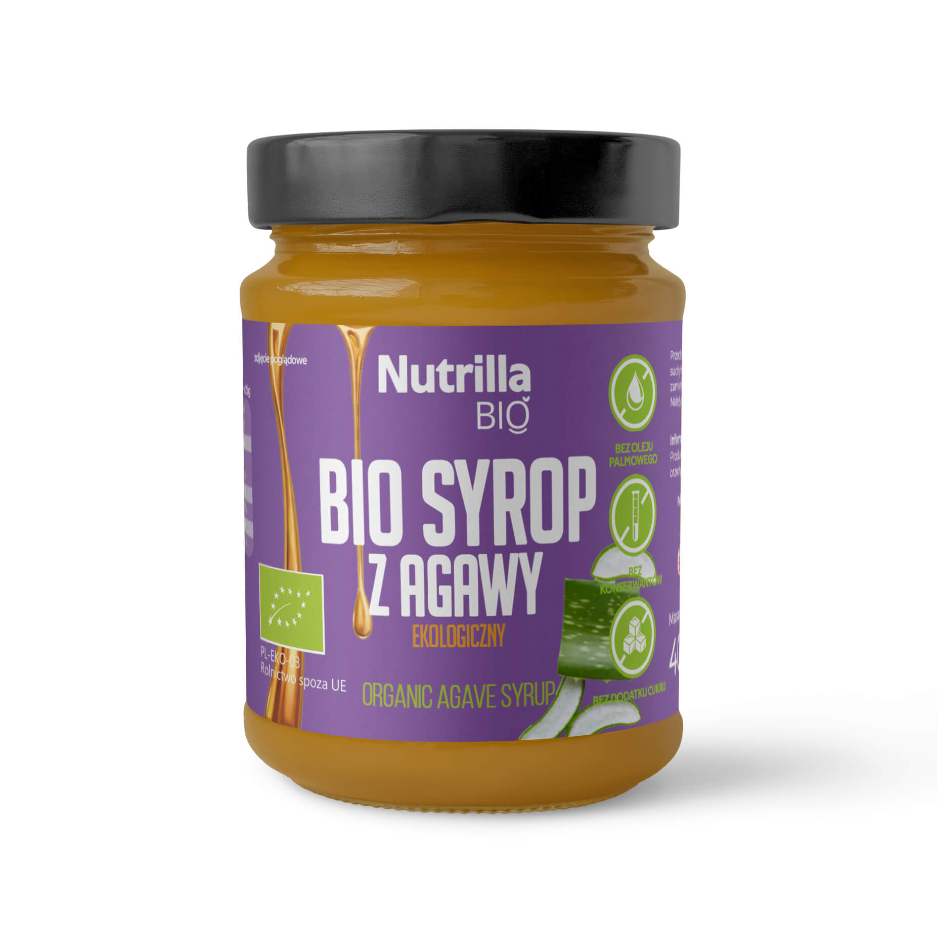 Syrop z agawy BIO 400g - Ekologiczny - Cena - Sklep Ekopaka